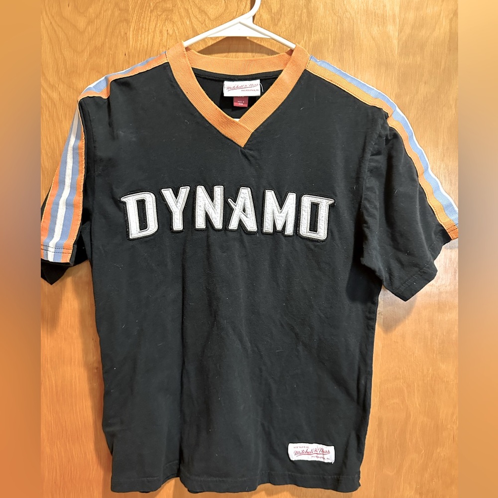 Vintage Mitchell & Ness Houston Dynamo Ringer Tee - Gem